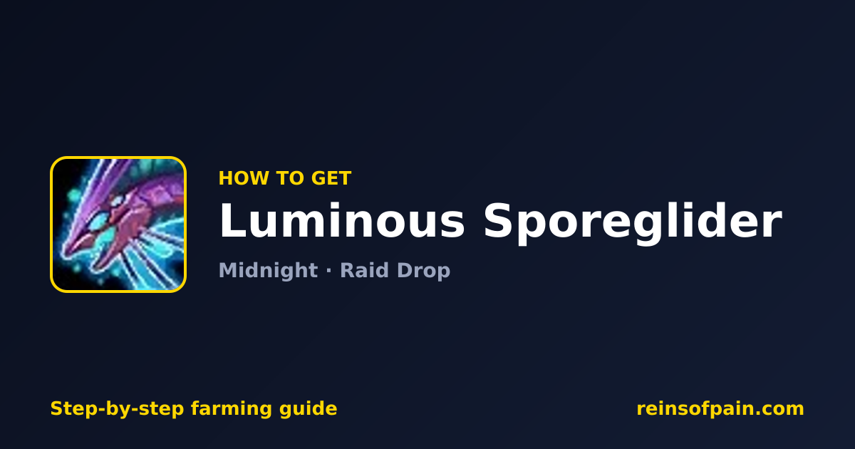 Luminous Sporeglider - WoW Mount Guide
